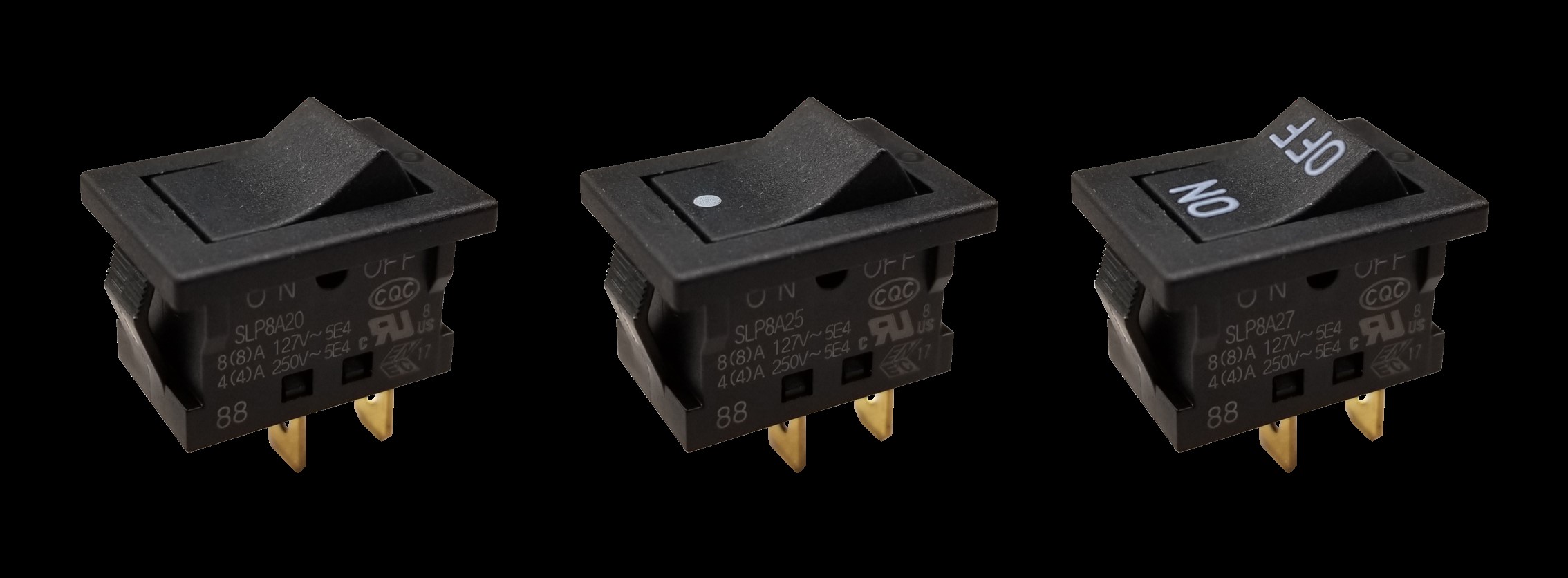 Nidec新產品 : 小型AC翹板開關 SLP8A 系列|News|Horustech Electronics Co.,Ltd.